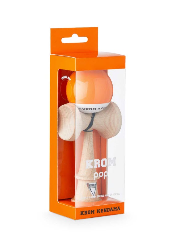 Kendama Krom Pop Rubber Orange